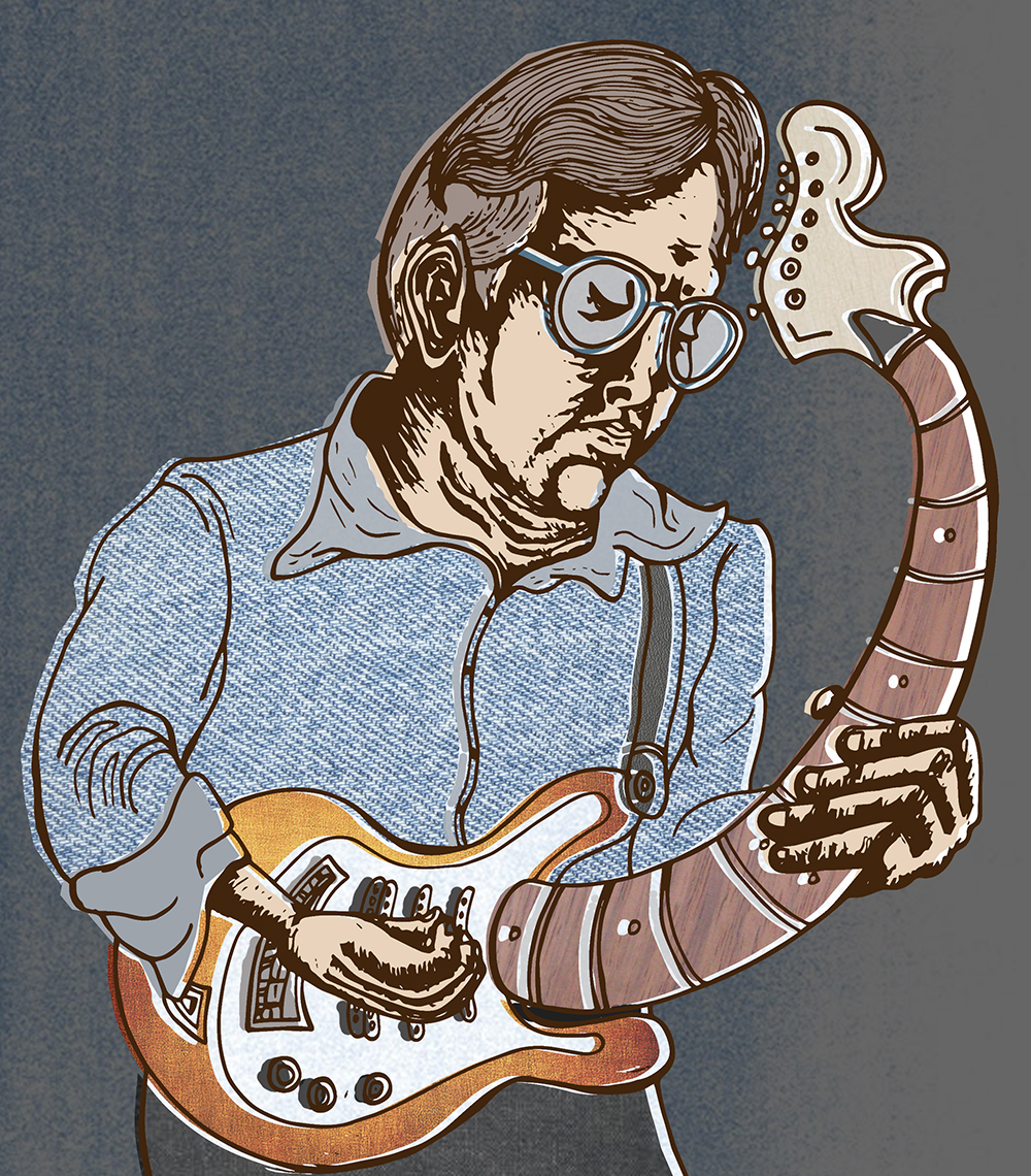 SPILL ARTIST PORTRAIT BY DANIEL ADAMS: ERIC CLAPTON - The Spill Magazine